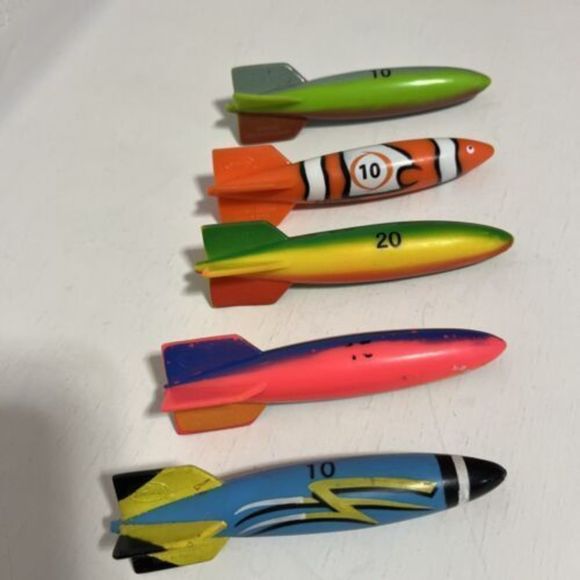 SwimWays | Toys | Toypedo Swim Ways Glidingtorpedo Lot Pooltoys 5 Water ...